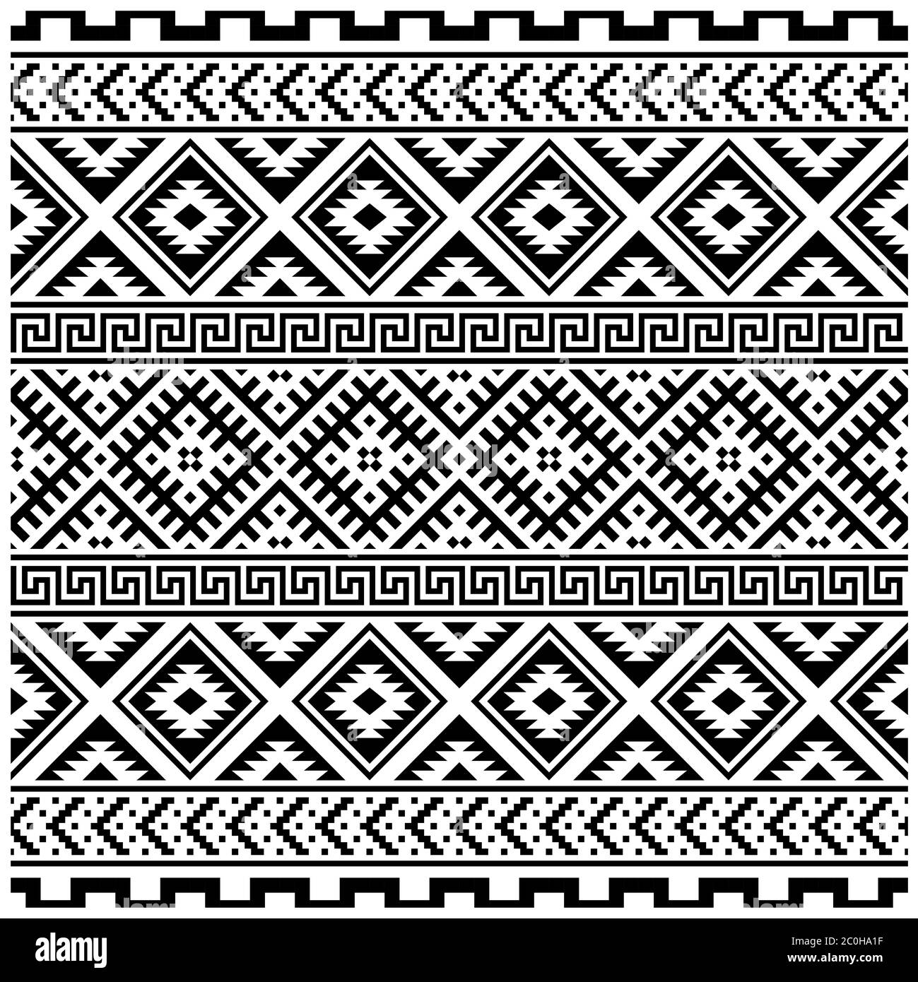 Persian Seamless Ethnic Pattern design vector. Illustration of Ornament ...