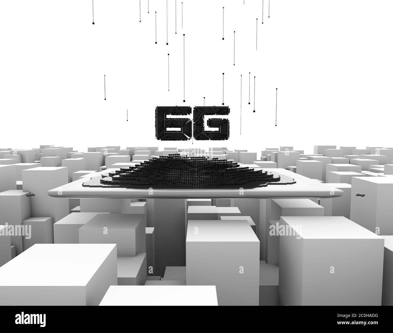 Computer Data Communication, Electronic Technology, 6G Stock Photo - Alamy