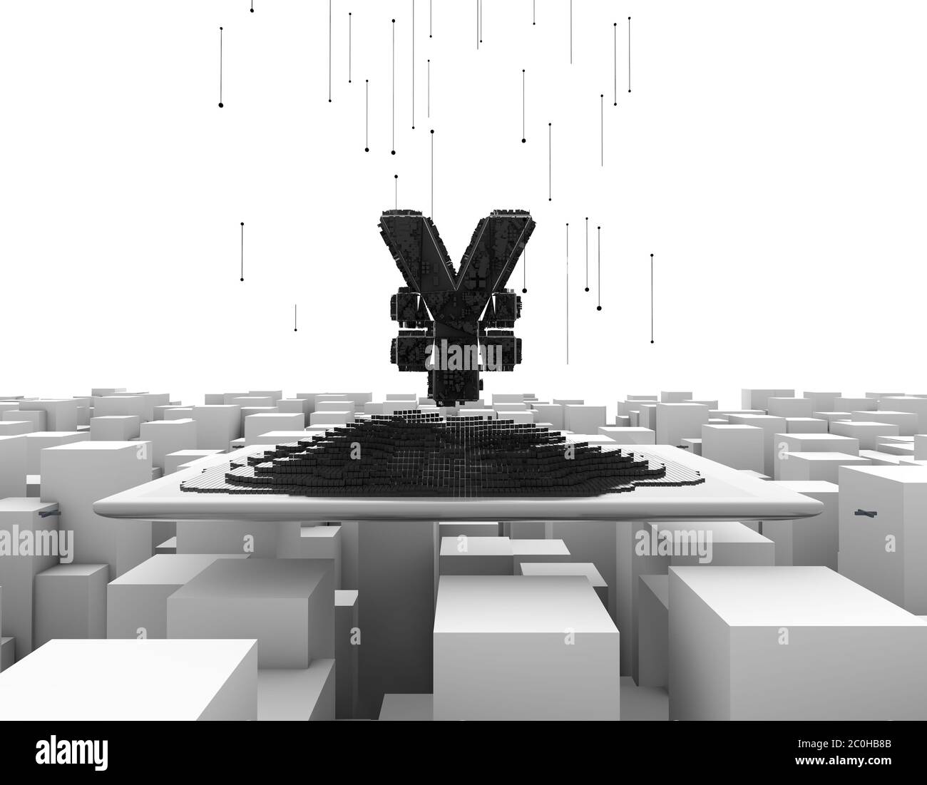 Computer data, electronic technology, RMB Stock Photo - Alamy