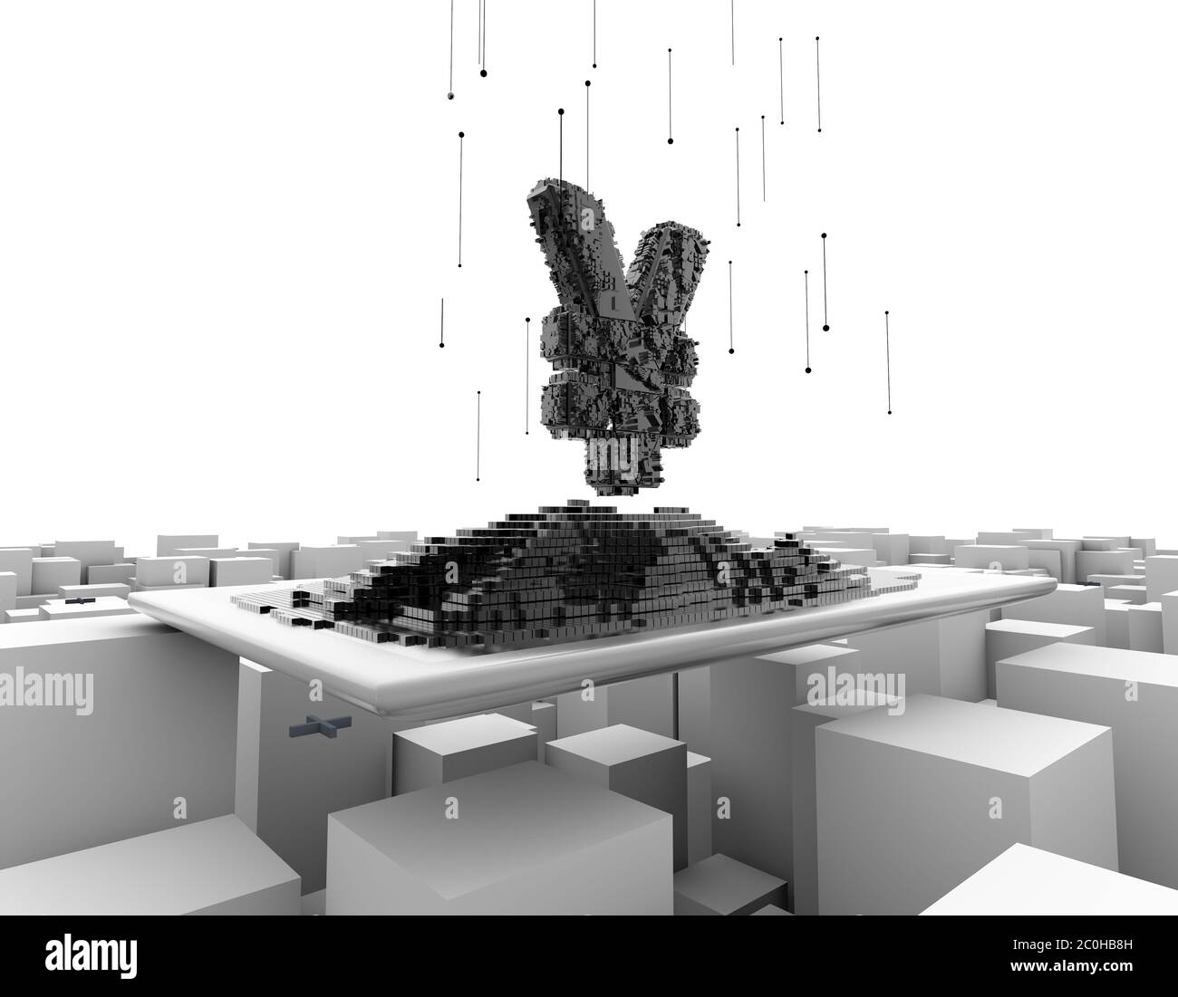 Computer data, electronic technology, RMB Stock Photo - Alamy