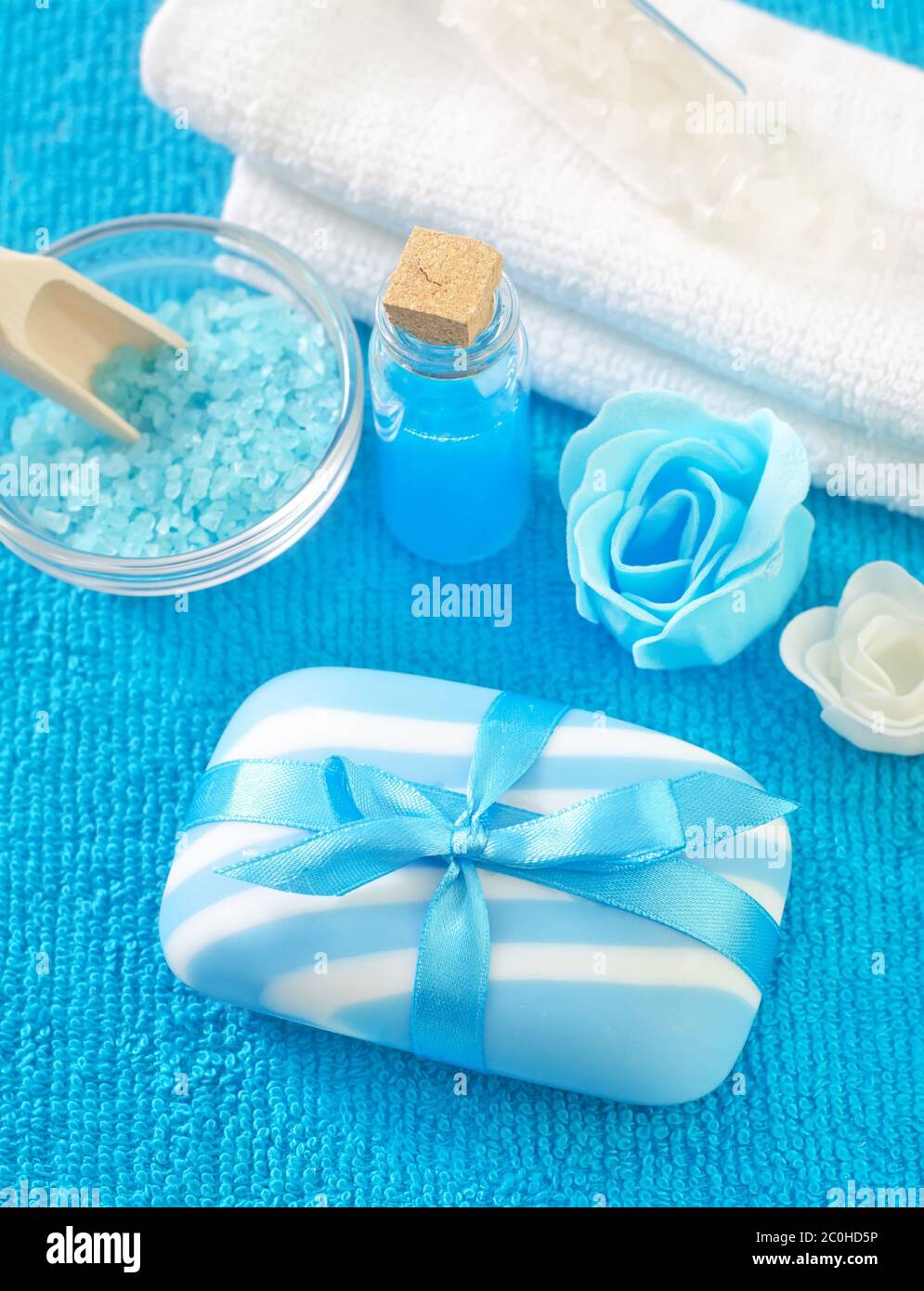 sea salt and oil Stock Photo - Alamy