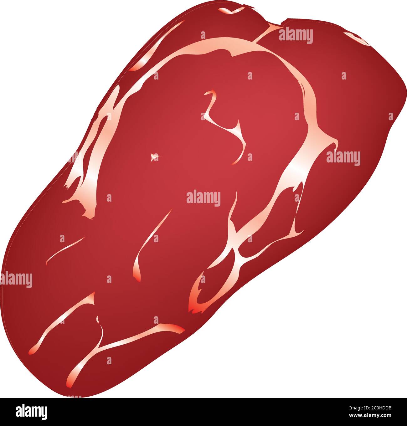 A piece of meat in a steak format Stock Vector Image & Art - Alamy