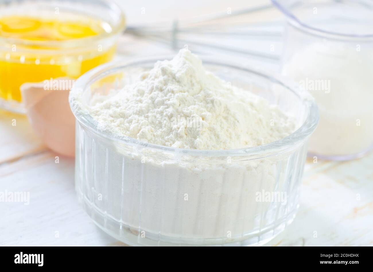 ingredients for dough Stock Photo - Alamy