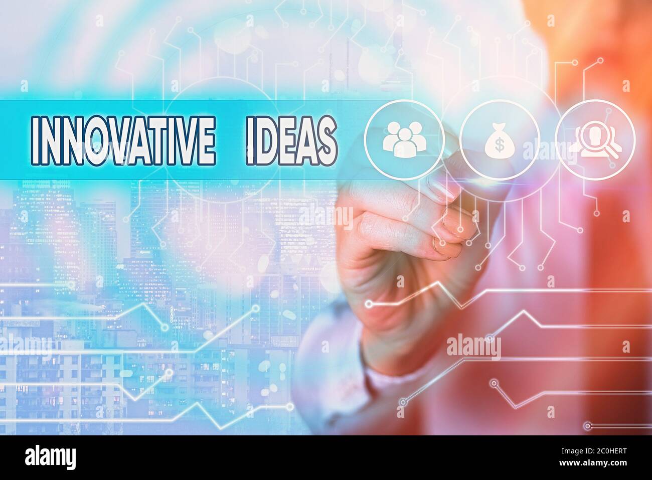 Word writing text Innovative Ideas. Business photo showcasing concepts ...