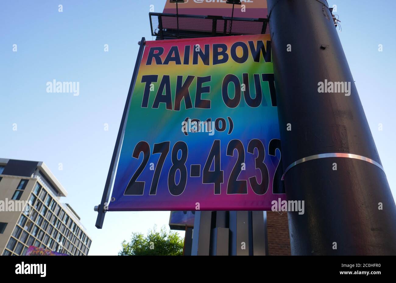 West Hollywood, California, USA 11th June 2020 A general view of ...
