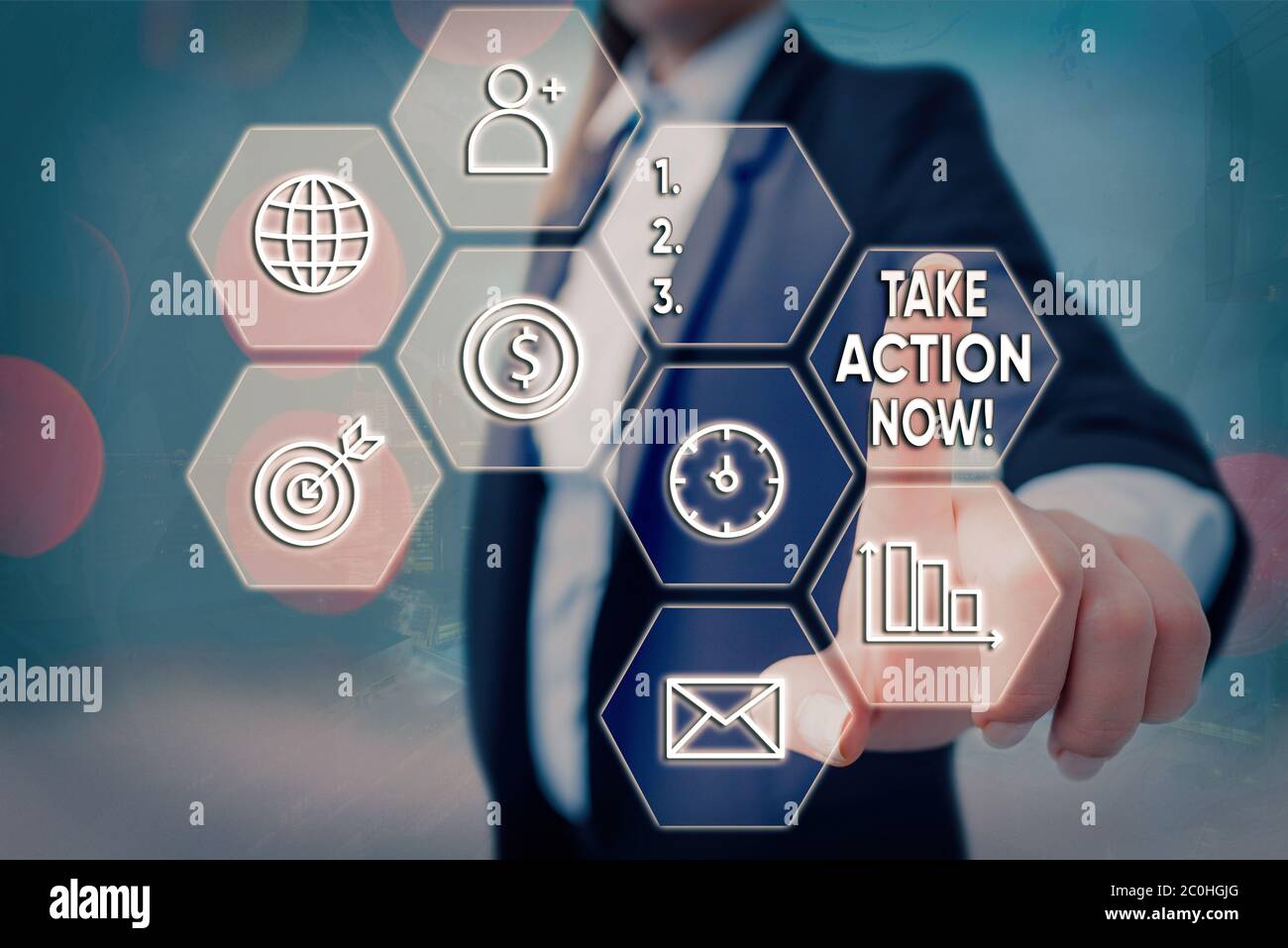 Text sign showing Take Action Now. Business photo text Do it now ...