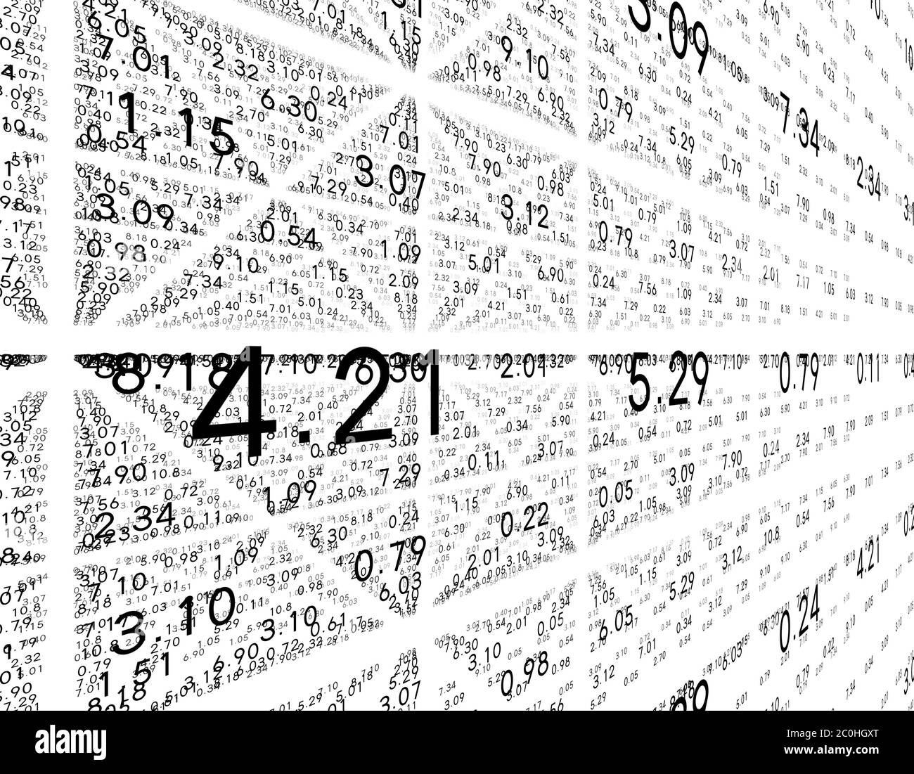 Electronic data array, network data storage and transmission Stock ...