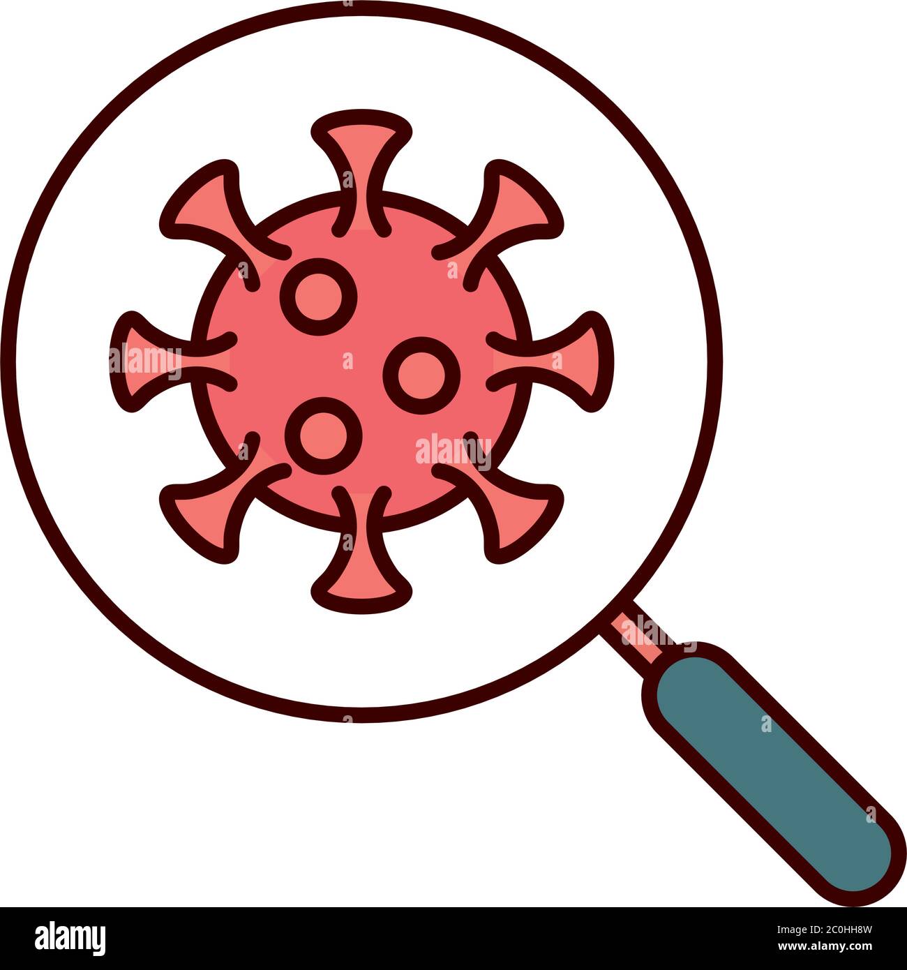 covid 19 coronavirus prevention, virus pathogen magnifier analysis ...