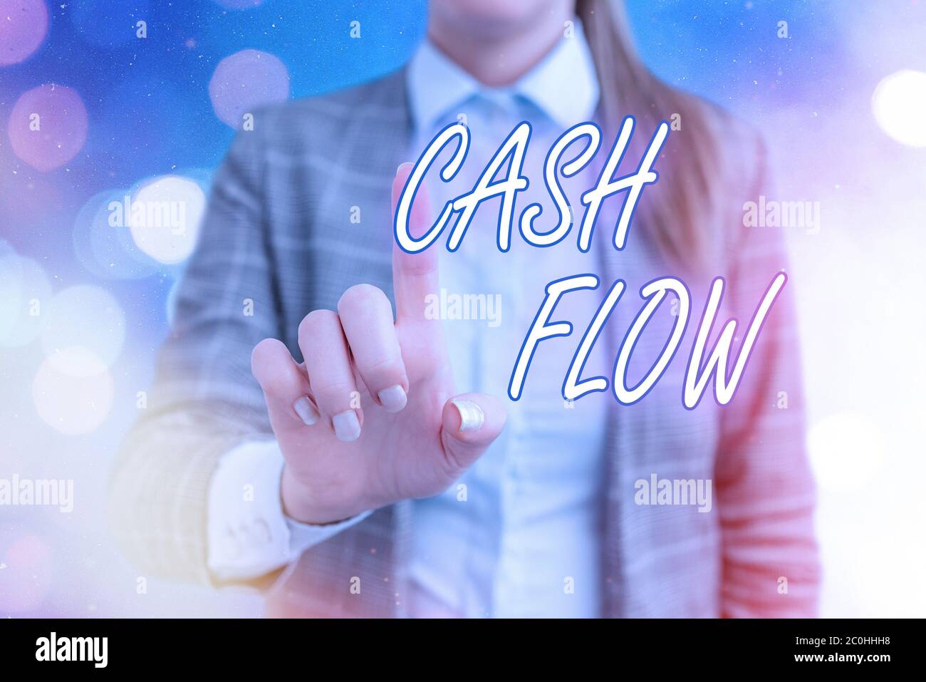 Handwriting text writing Cash Flow. Conceptual photo auditing the net ...