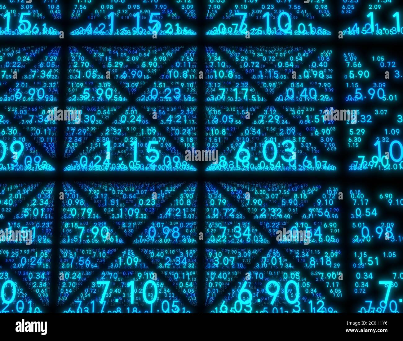 Electronic data array, network data storage and transmission Stock ...