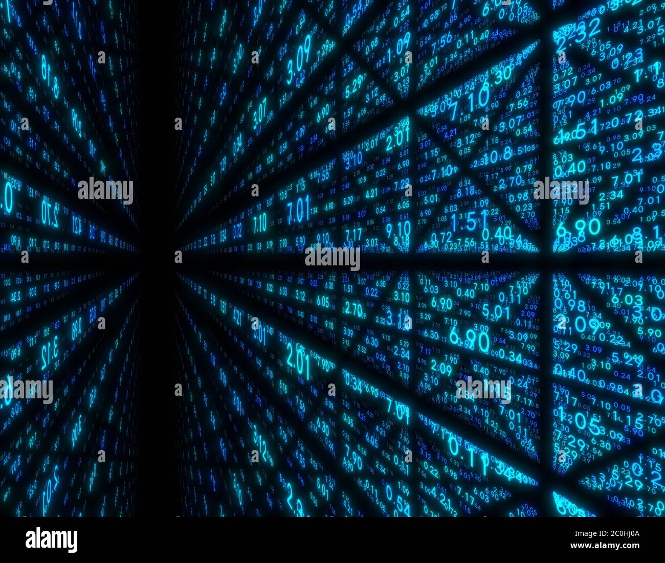 Electronic data array, network data storage and transmission Stock ...