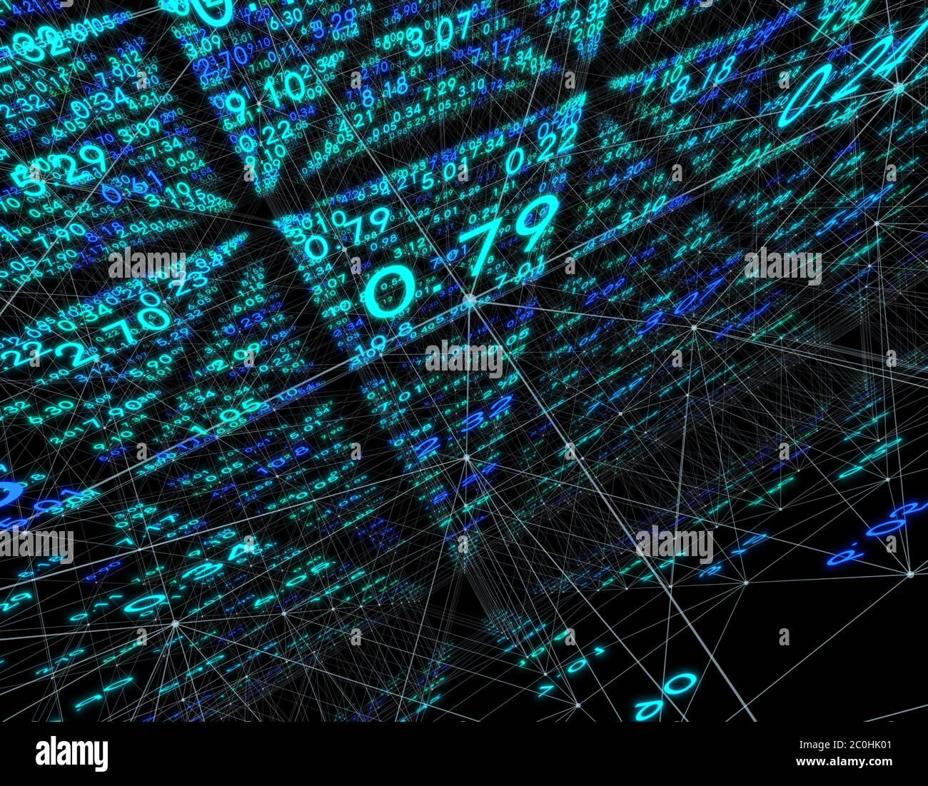 Electronic data array, network data storage and transmission Stock ...