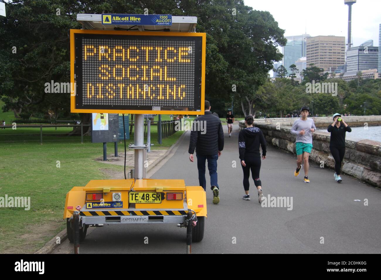 Practice Social Distancing sign during the coronavirus (Covid-19 ...
