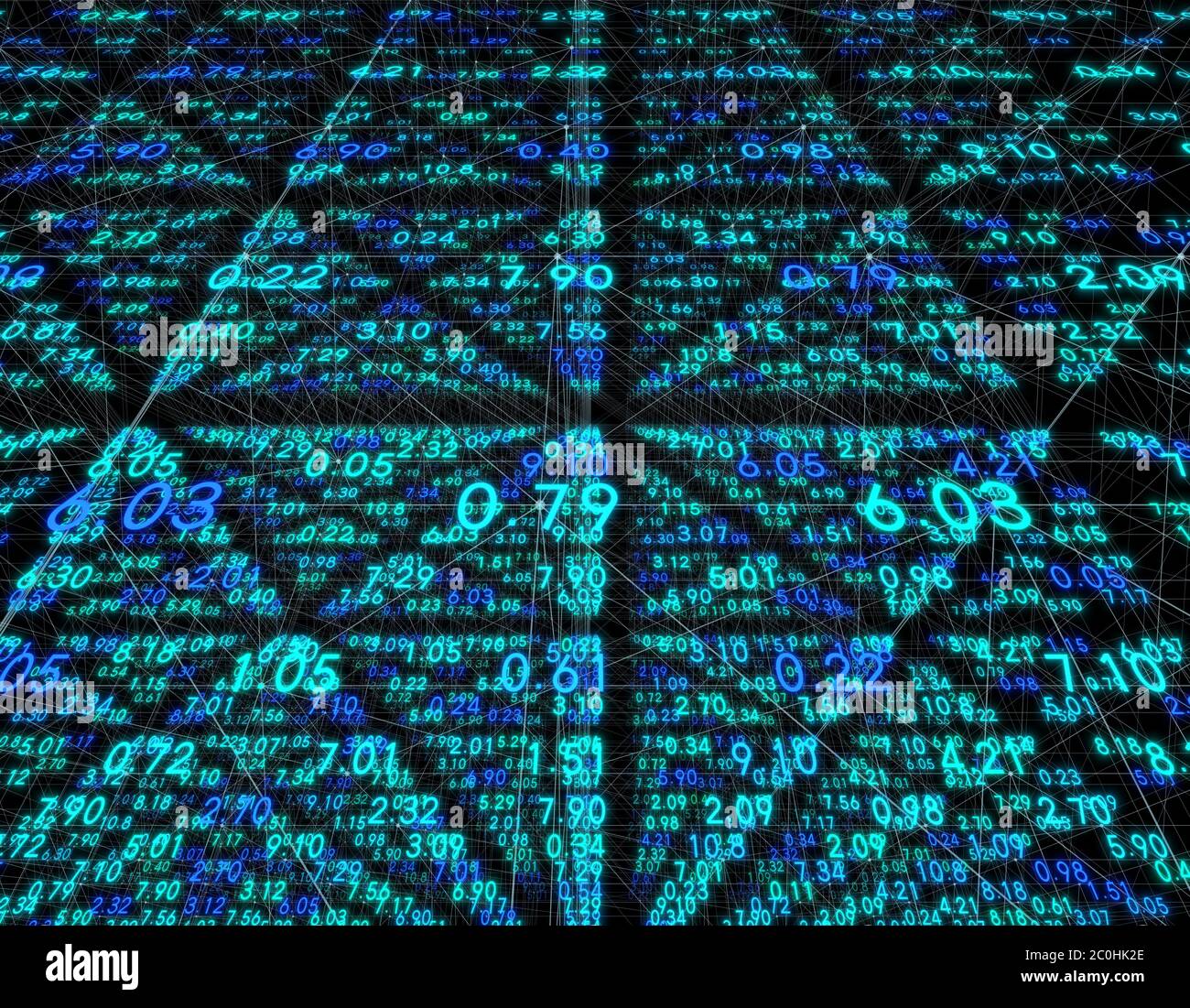 Electronic data array, network data storage and transmission Stock ...