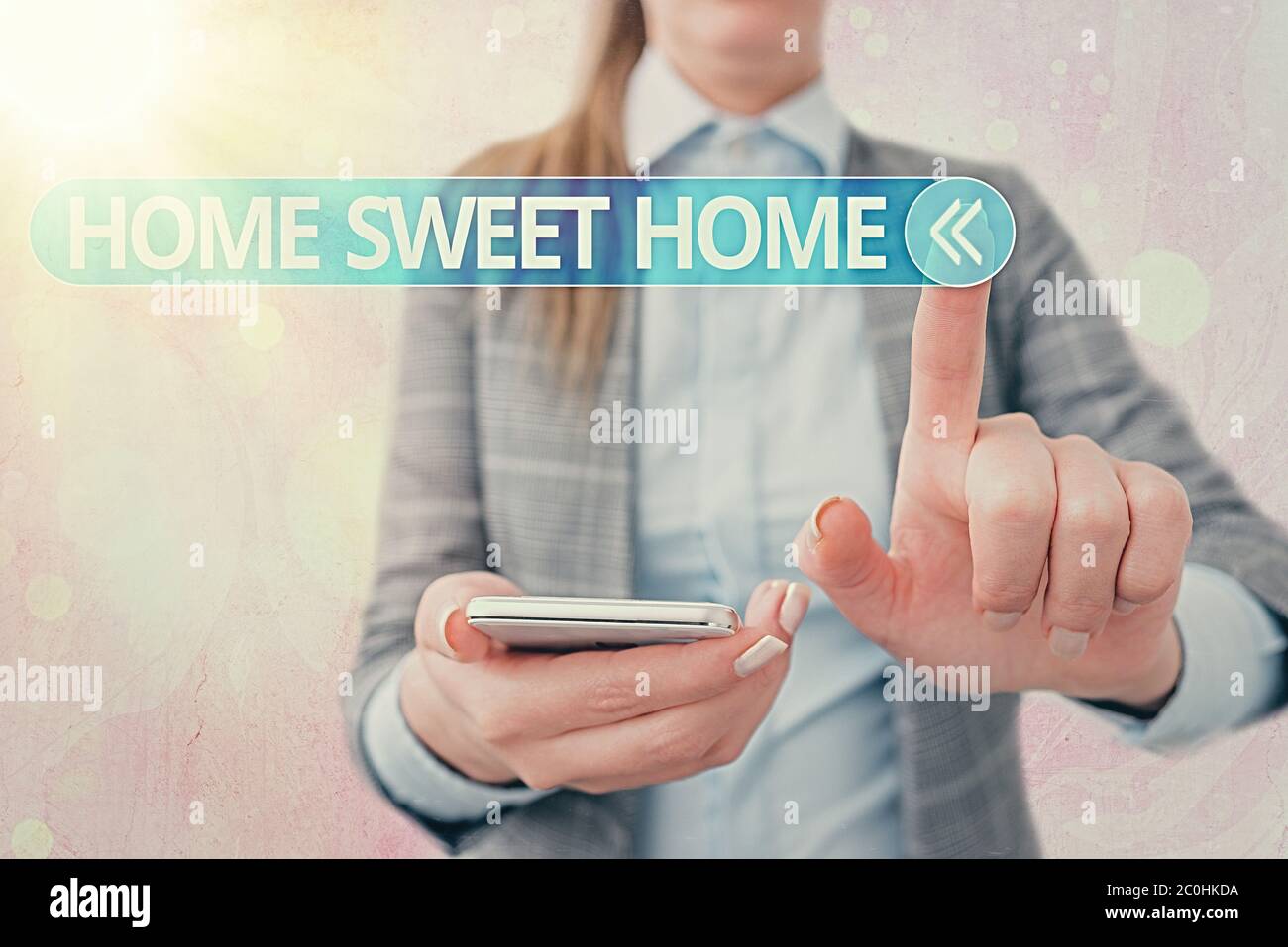 Handwriting text writing Home Sweet Home. Conceptual photo Welcome back ...