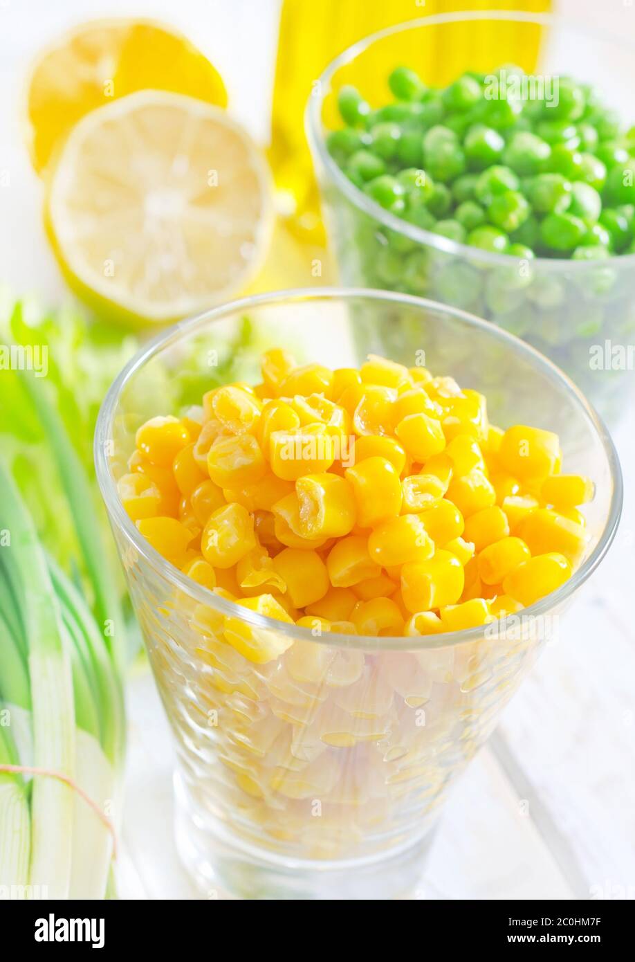 corn and peas Stock Photo - Alamy