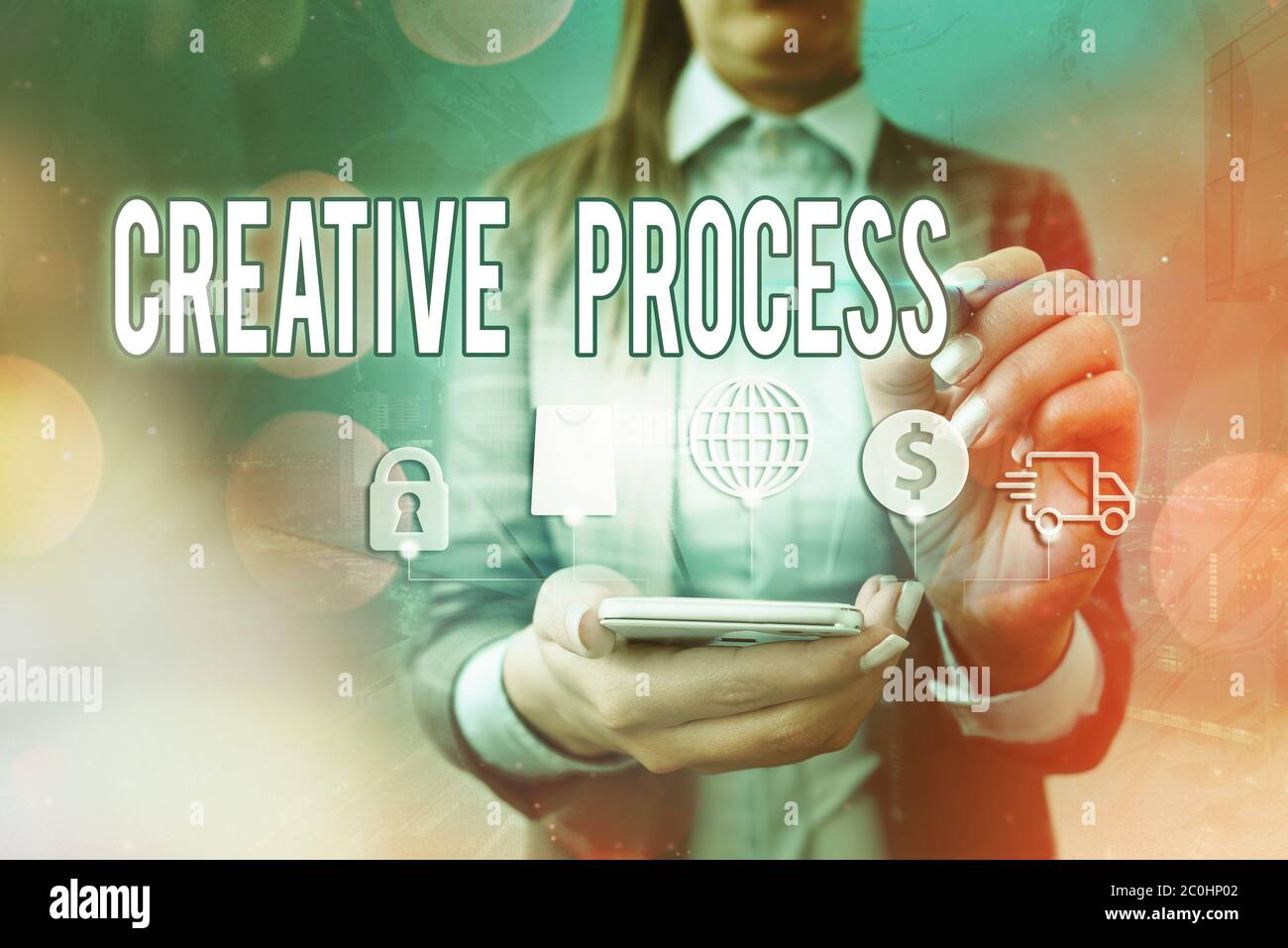 Handwriting text writing Creative Process. Conceptual photo connecting ...