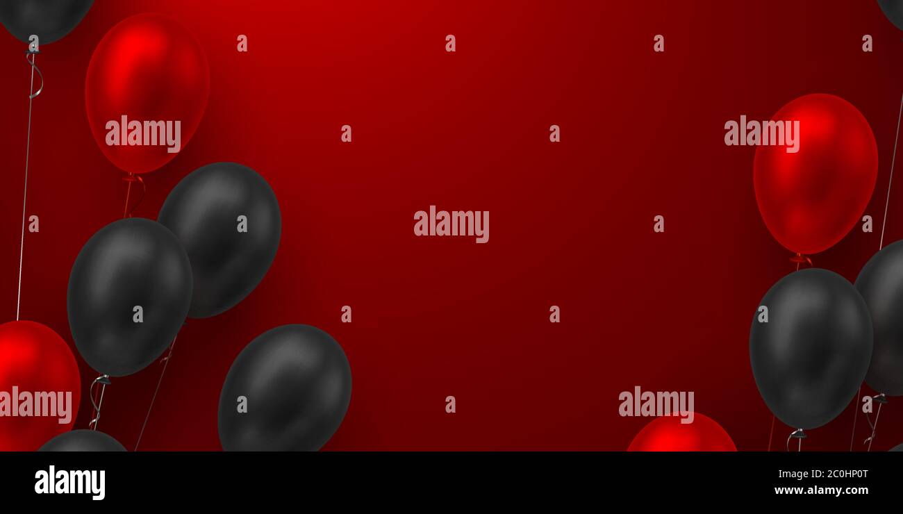 Balloon helium in frame Stock Vector Images - Alamy