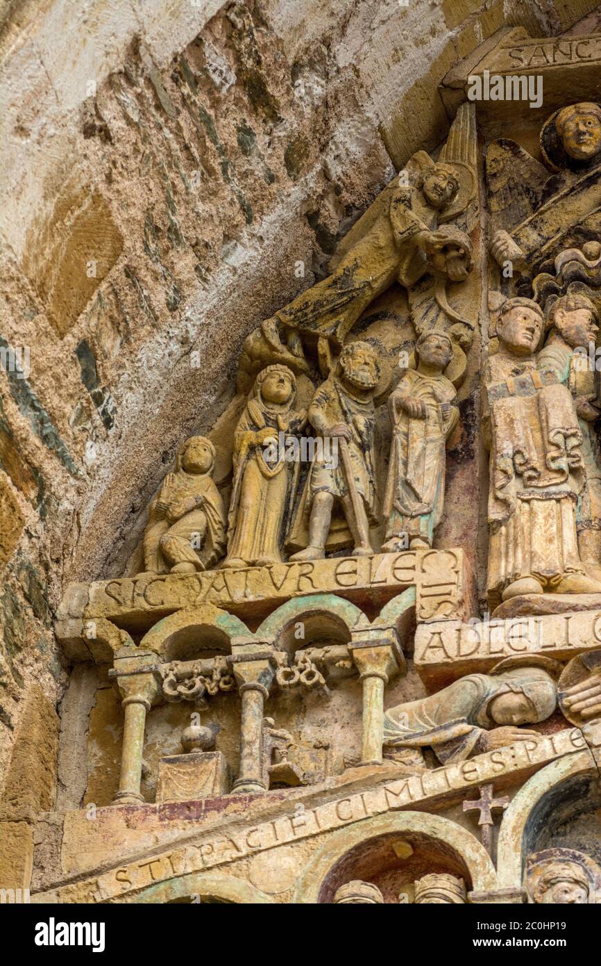 Sculpture of st foy abbey church hi-res stock photography and images ...