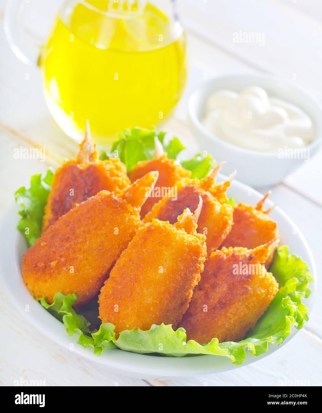 Breaded crab claw hi-res stock photography and images - Alamy