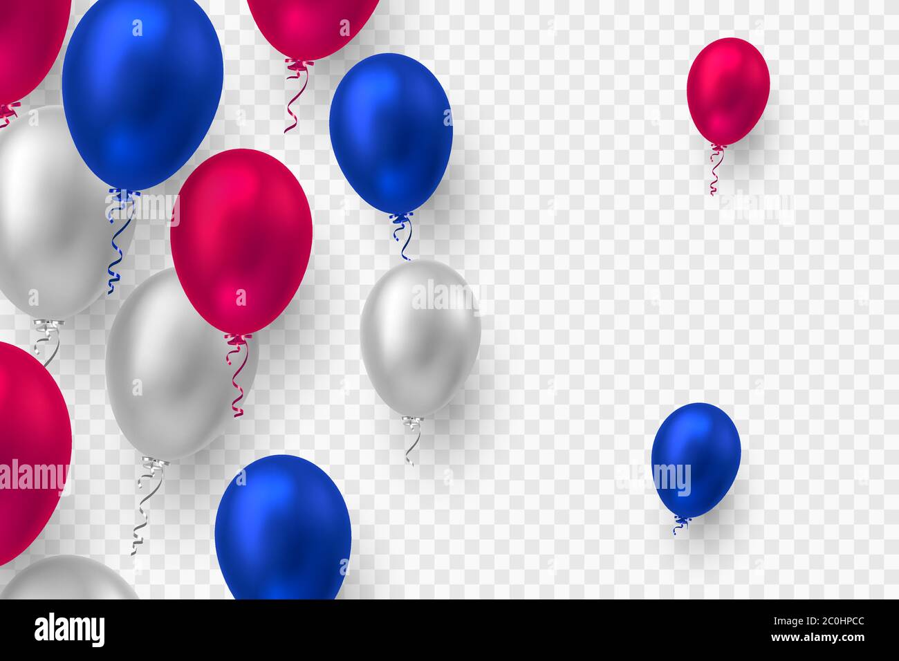 Realistic 3d glossy balloons Stock Vector Image & Art - Alamy