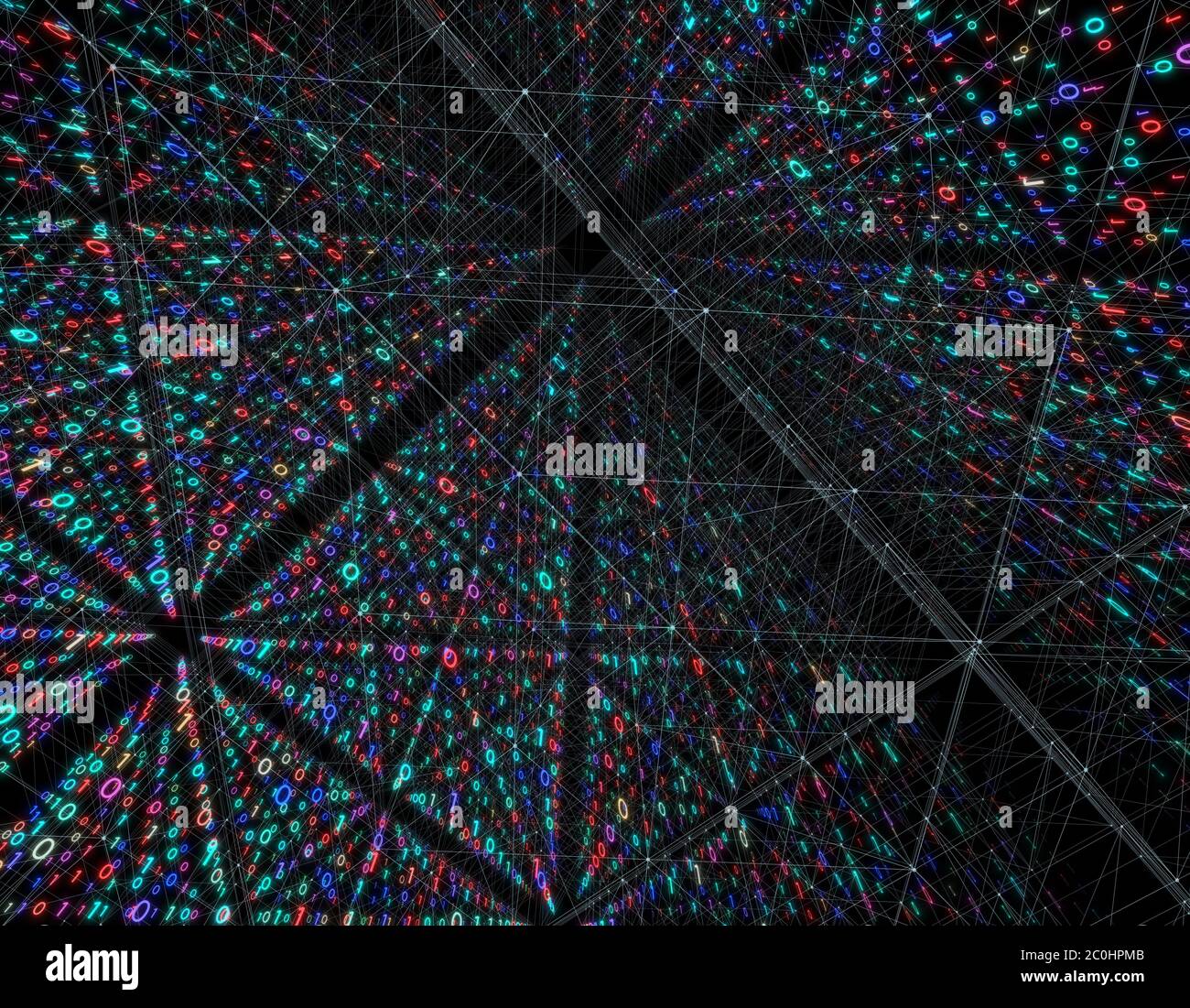 Electronic data array, network data storage and transmission Stock ...