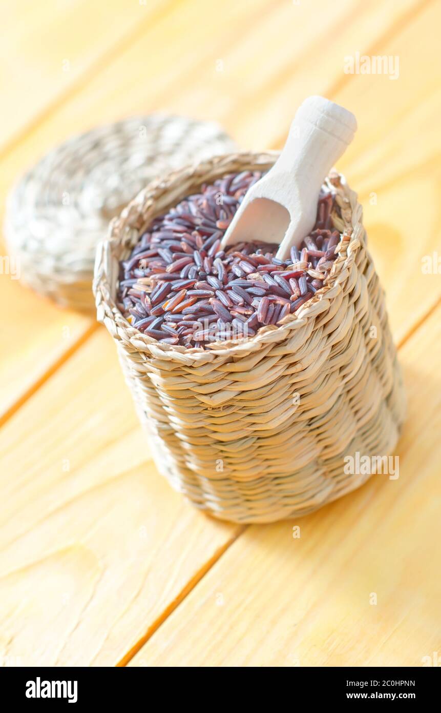 Organic white rice sample hi-res stock photography and images - Alamy