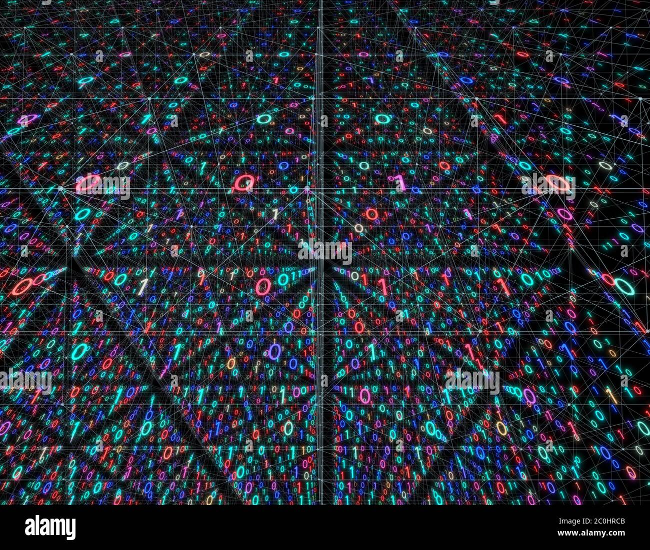Electronic data array, network data storage and transmission Stock ...