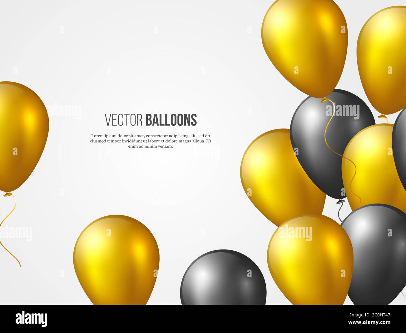 Balloons floating Stock Vector Images - Alamy