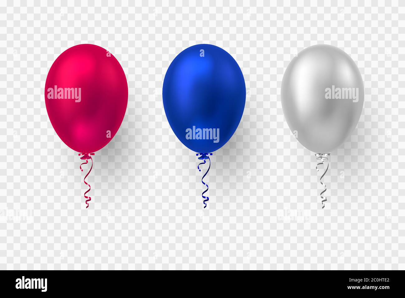 Realistic 3d glossy balloons Stock Vector Image & Art - Alamy