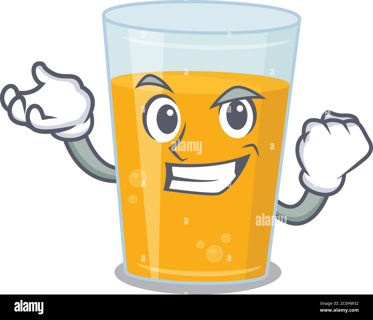 Glass Of Juice Cartoon