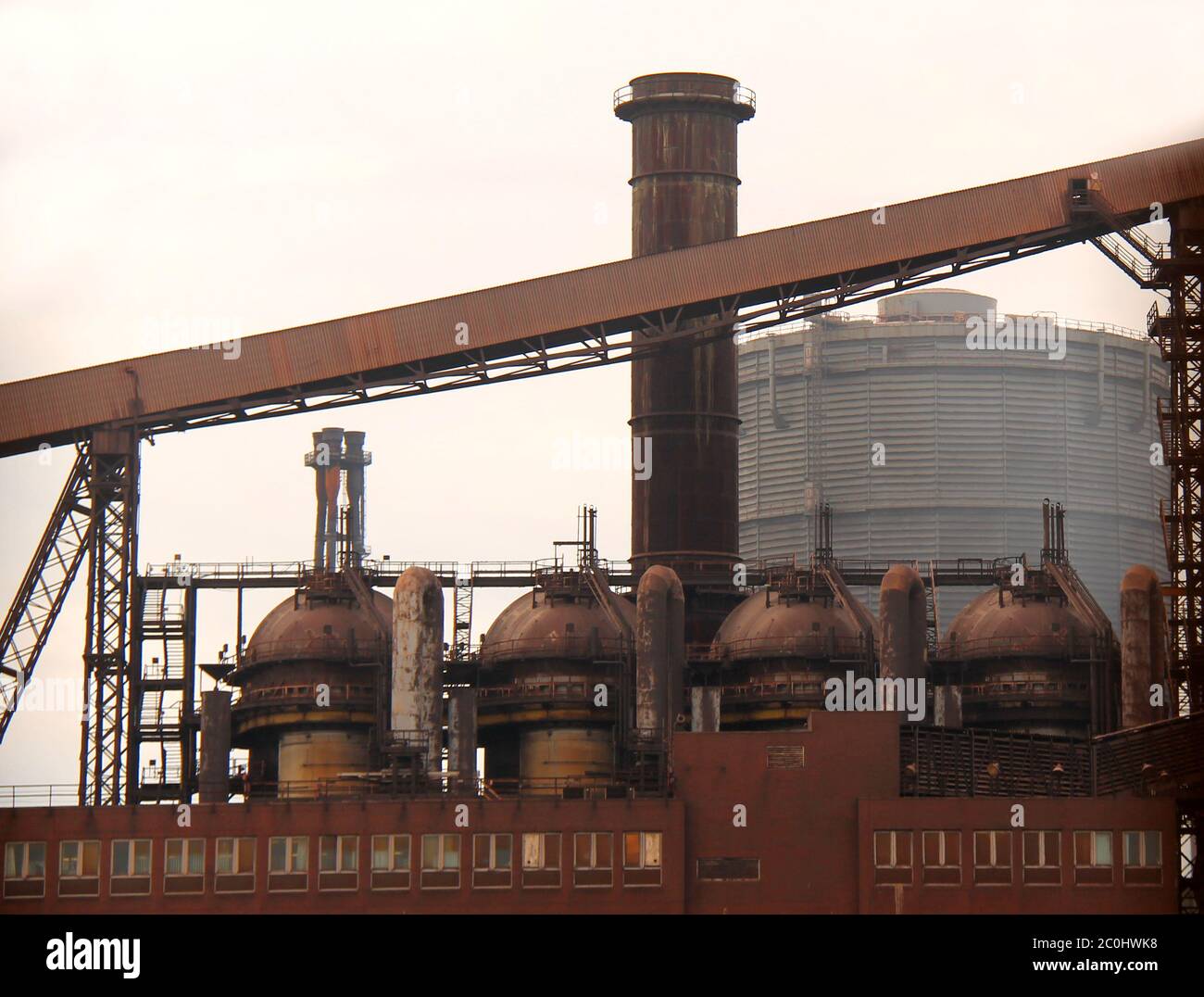 Large Pressure Vessels at an Industrial Factory Site Stock Photo - Alamy