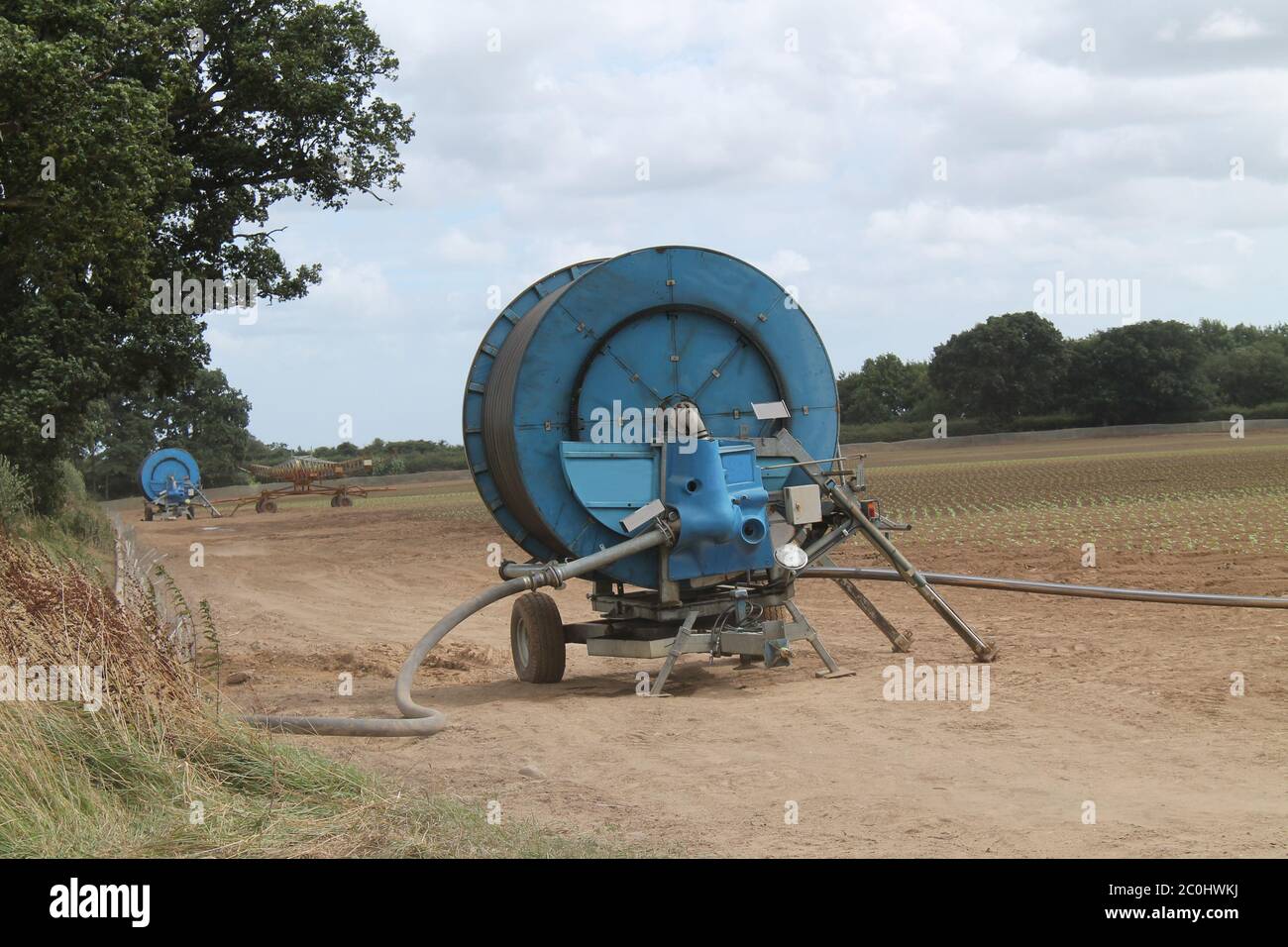 The Drums of an Agricultural Farm Crop Watering System Stock Photo - Alamy