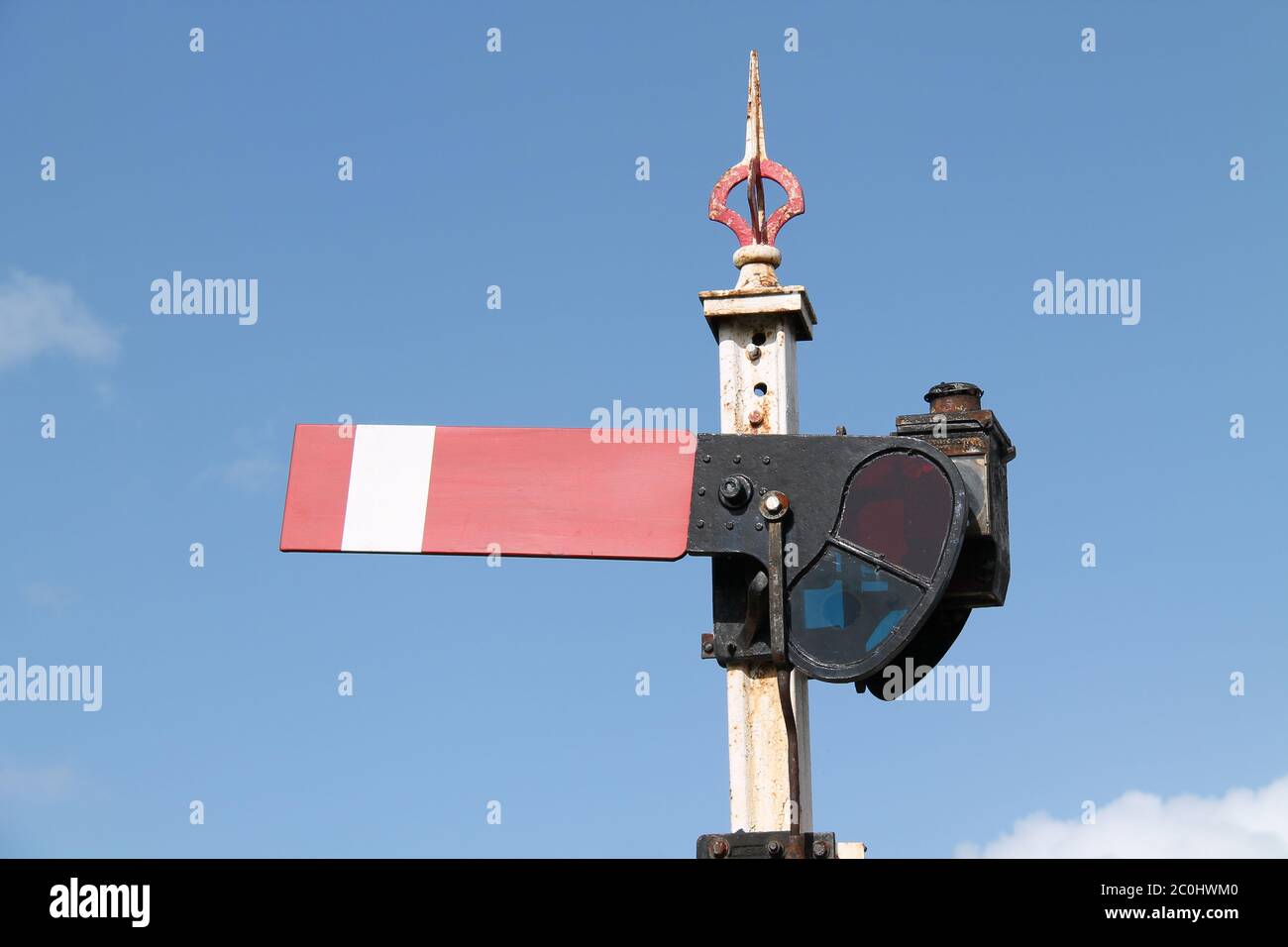 Old vintage semaphore railway signal hi-res stock photography and ...