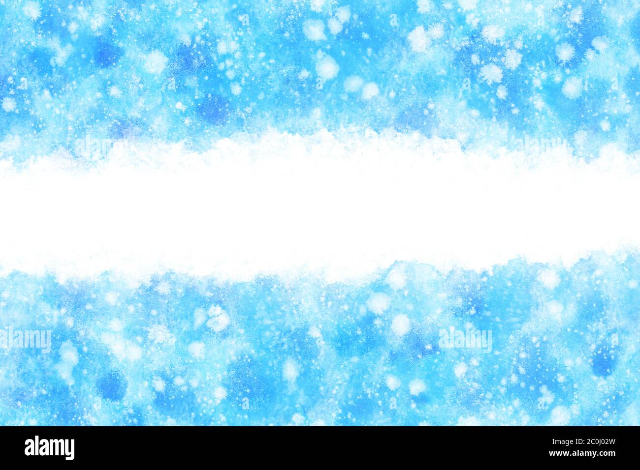 pastel color summer blue ice abstract on natural grunge watercolor hand ...