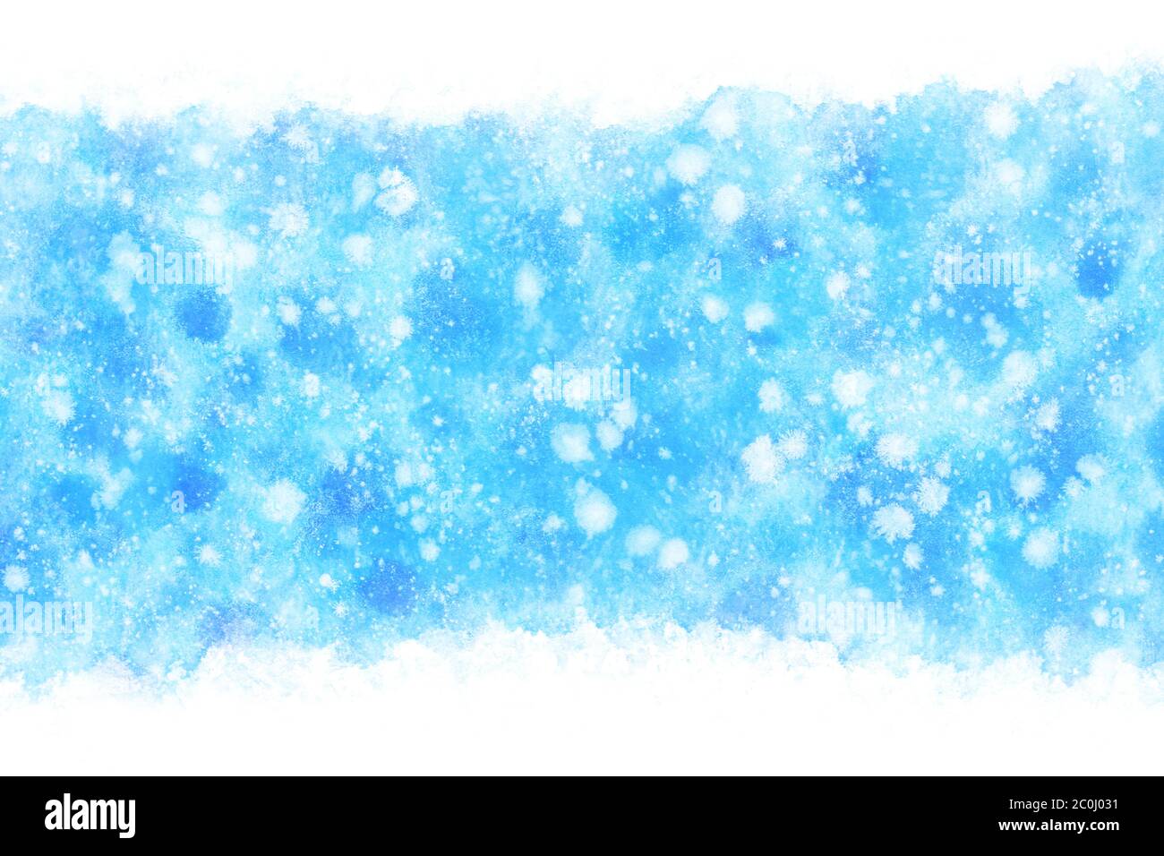 pastel color summer blue ice abstract on natural grunge watercolor hand ...