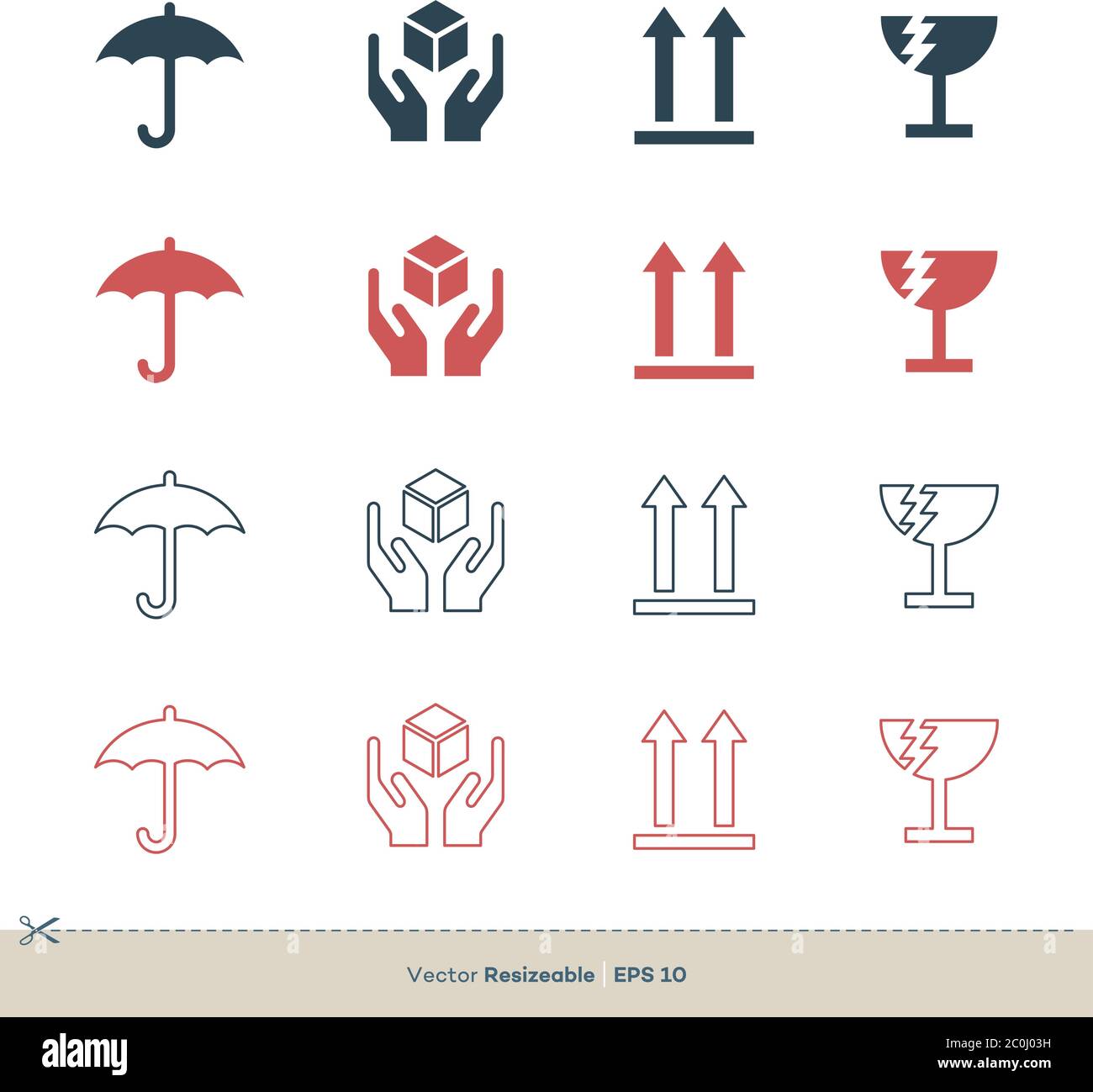 Packaging Icon Vector Logo Template Illustration Design. Vector EPS 10 ...