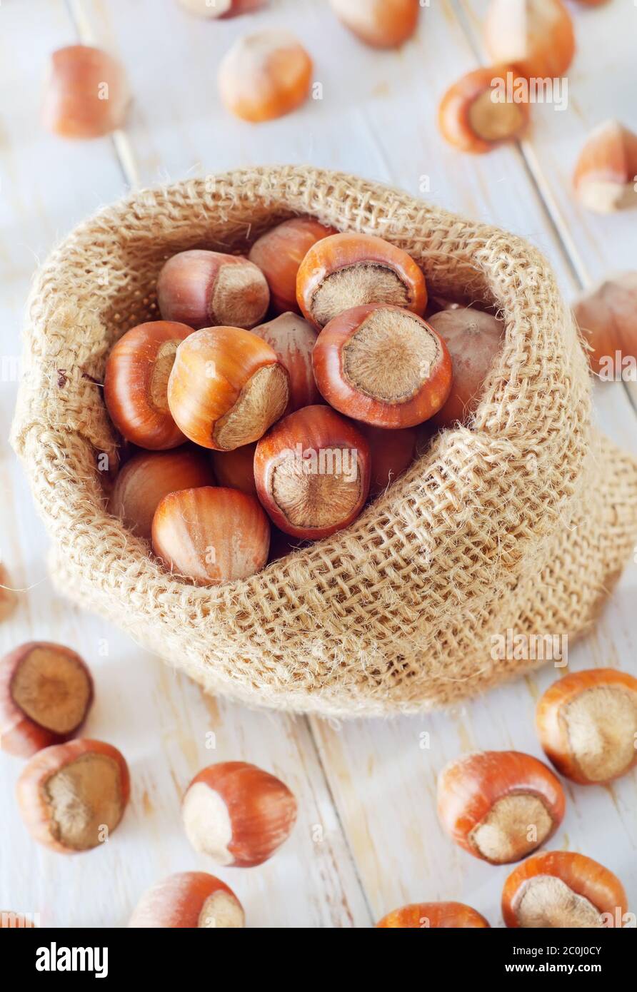 Handful hazelnuts hi-res stock photography and images - Alamy