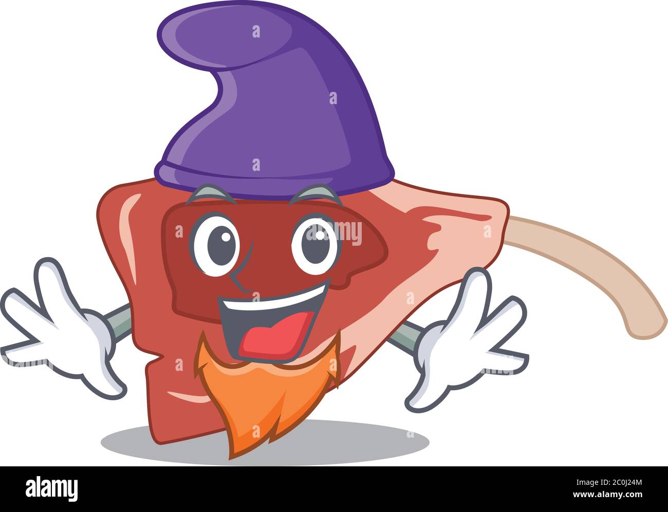 An adorable cartoon design of lamb chop as an Elf fairytale character ...