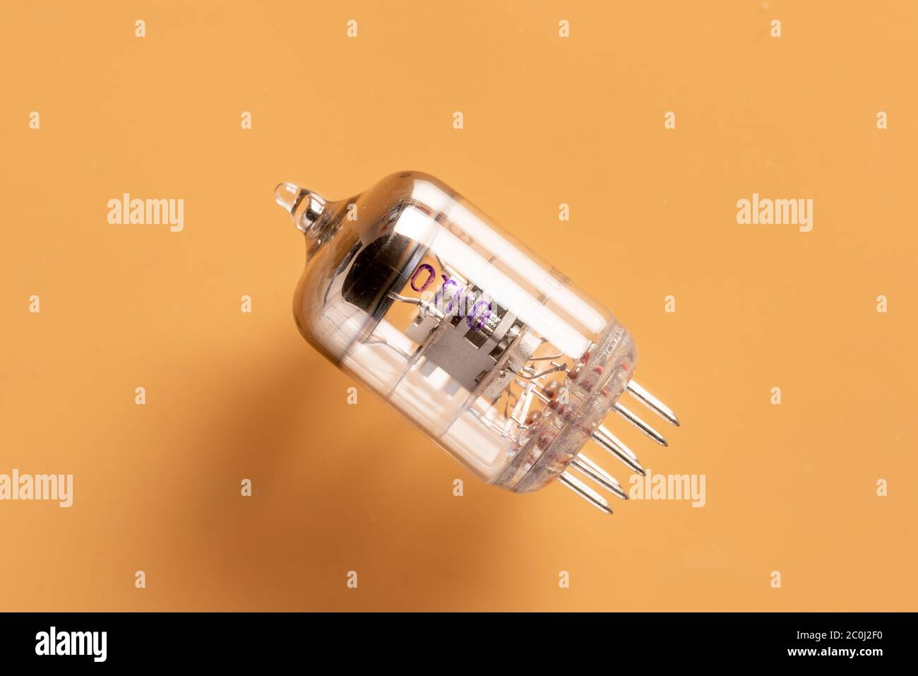 Vintage electronic radio tubes Stock Photo - Alamy