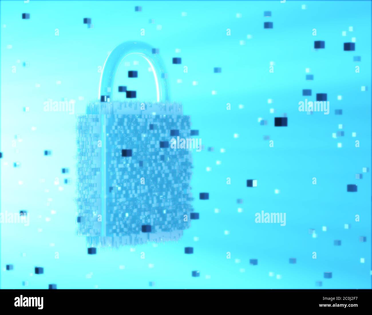 Electronic digital technology lock, data security and protection Stock ...