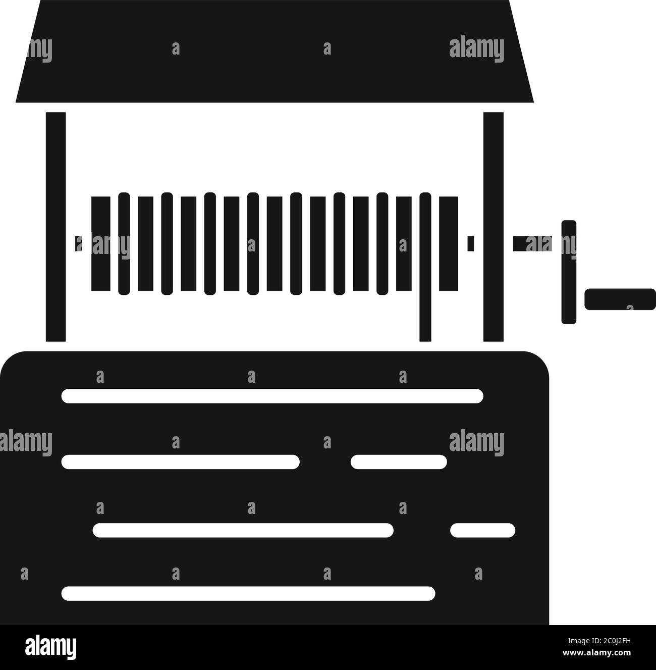 Water well icon. Simple illustration of water well vector icon for web ...