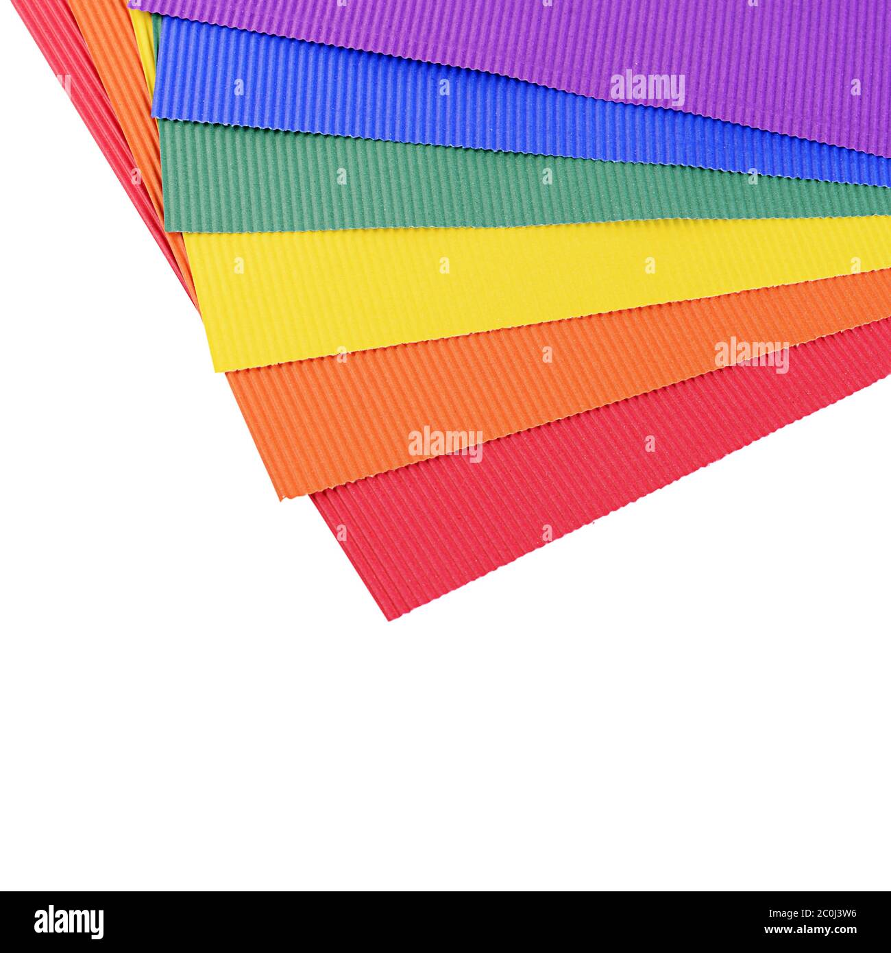 Set of a color crepe paper close up Stock Photo - Alamy