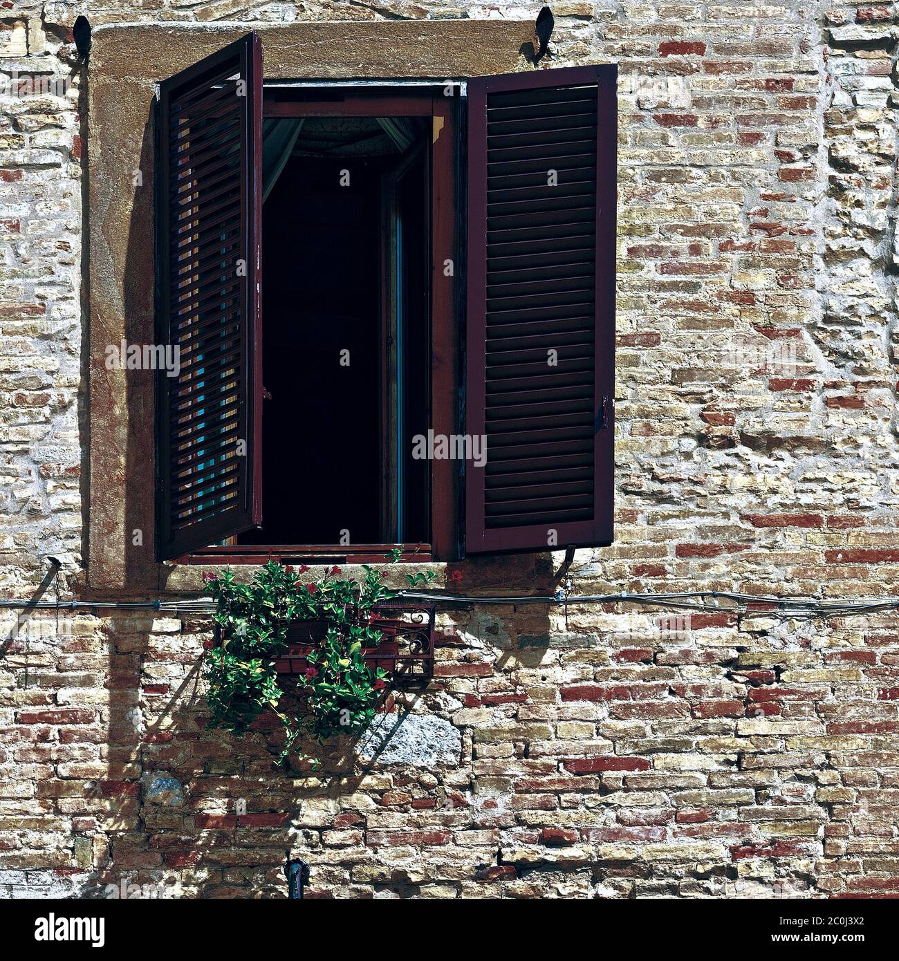 Open Shutters Stock Photo - Alamy
