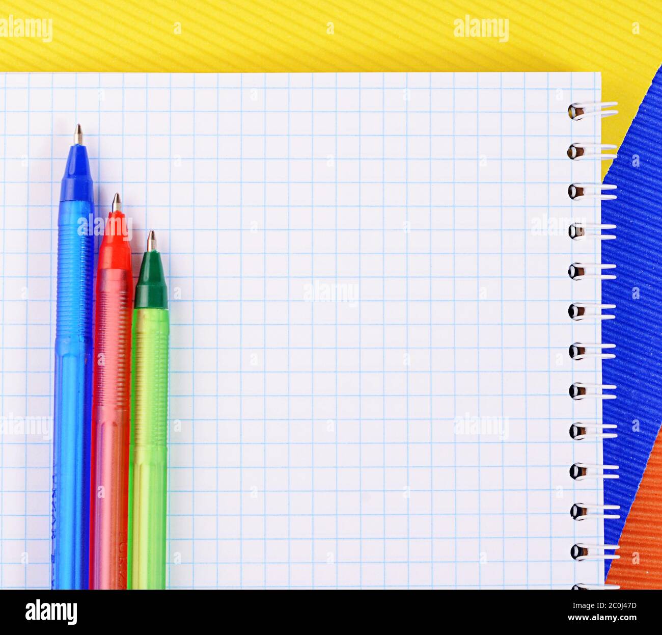 Abstract blue pen on paper hi-res stock photography and images - Alamy