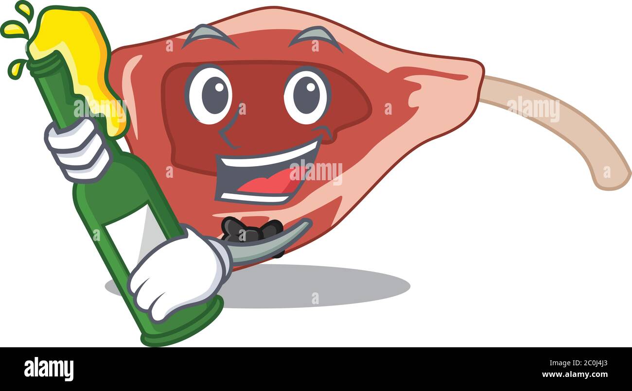 Cooking lamb chop mutton cooking Stock Vector Images - Alamy