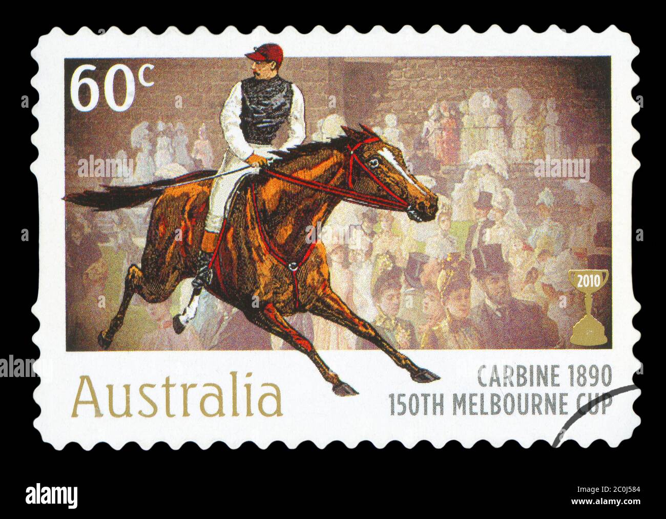 AUSTRALIA - CIRCA 2010: A Stamp printed in AUSTRALIA shows the Saintly ...
