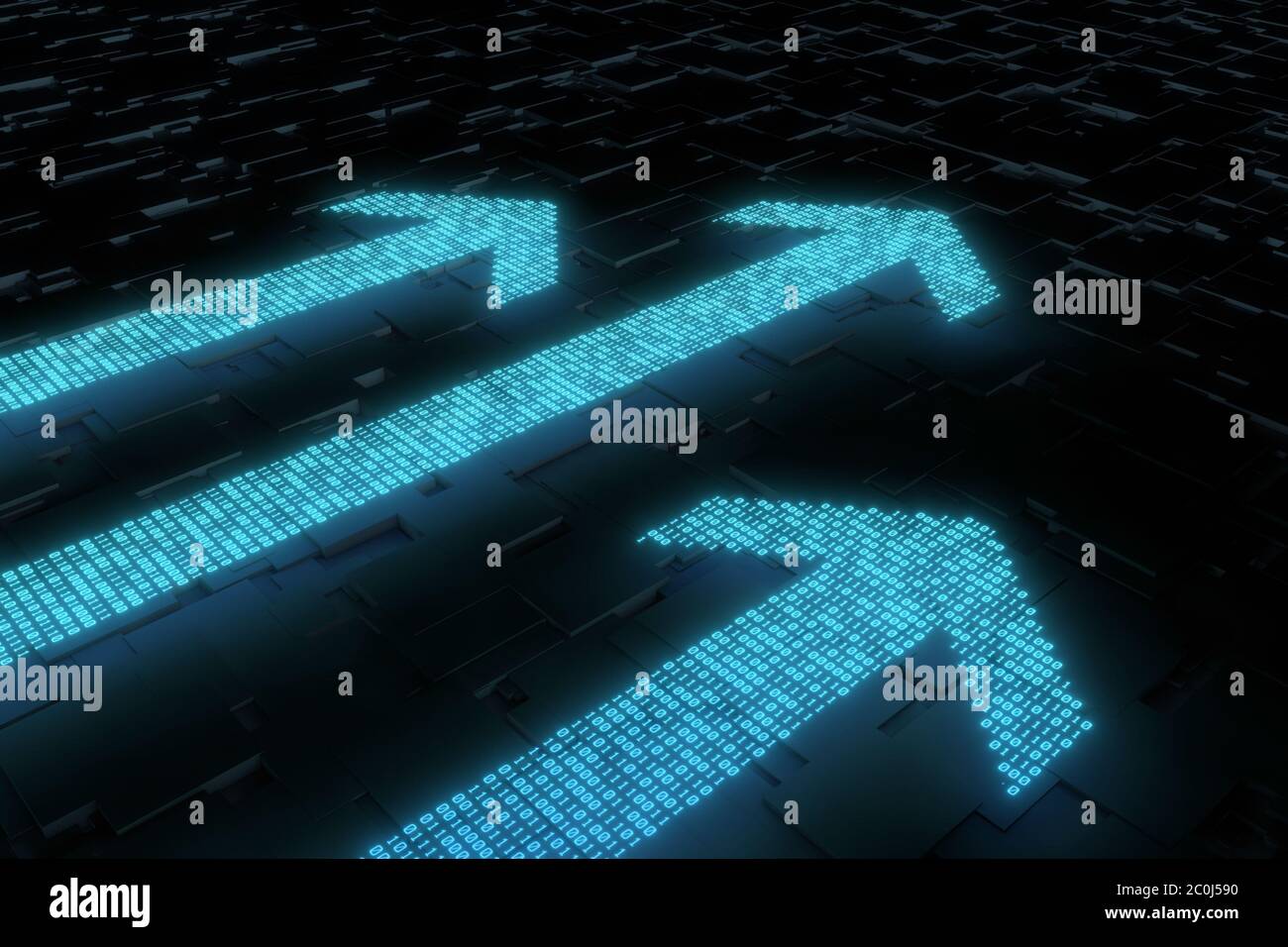 Arrow made up binary hi-res stock photography and images - Alamy