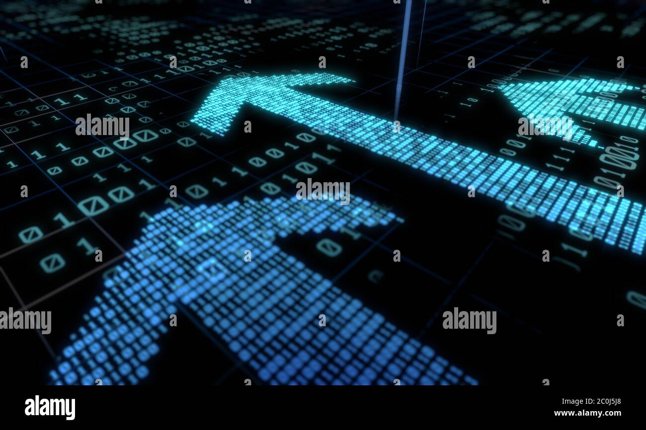 Arrow made up binary hi-res stock photography and images - Alamy