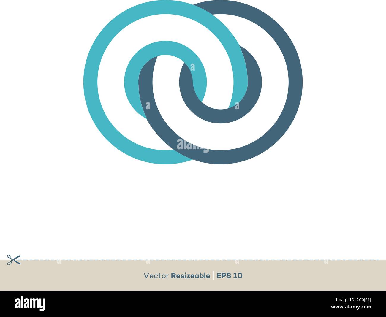 Infinity Rings Icon Vector Logo Template Illustration Design. Vector ...